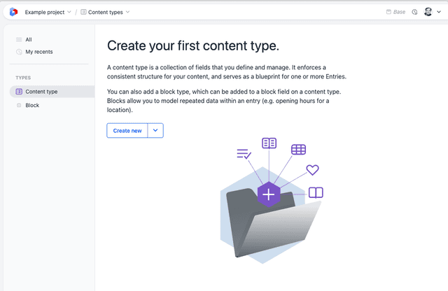 Content types | Uniform DXP documentation