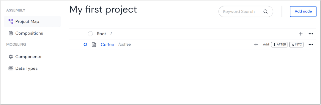 Project maps | Uniform DXP documentation