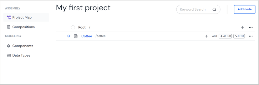 Project maps | Uniform DXP documentation