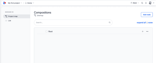Project maps | Uniform DXP documentation