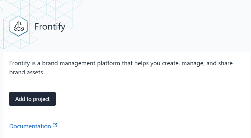 Frontify integration | Uniform DXP documentation