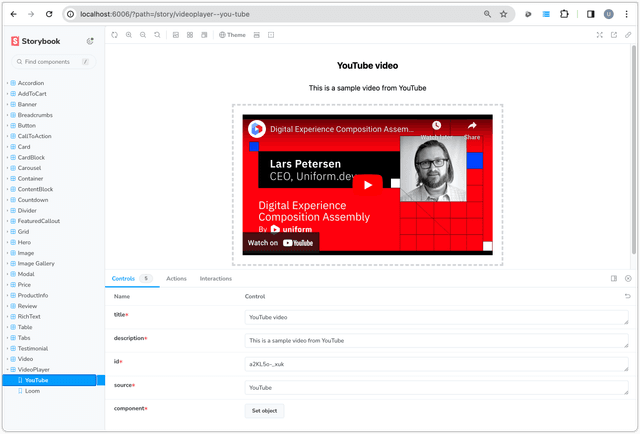 Create a component | Uniform DXP documentation